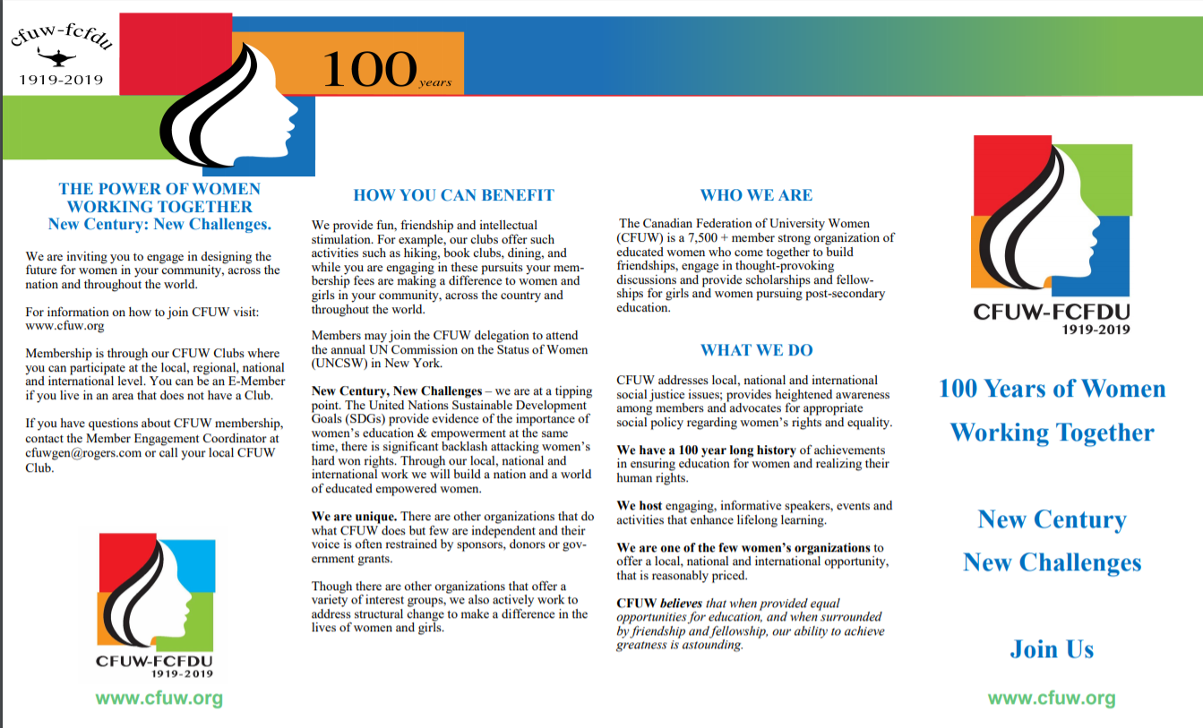 Canadian Federation of University of Women | Windsor, Ontario